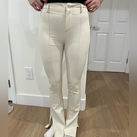 Bershka | Pants & Jumpsuits | Bershka Beige Work Pants | Poshmark